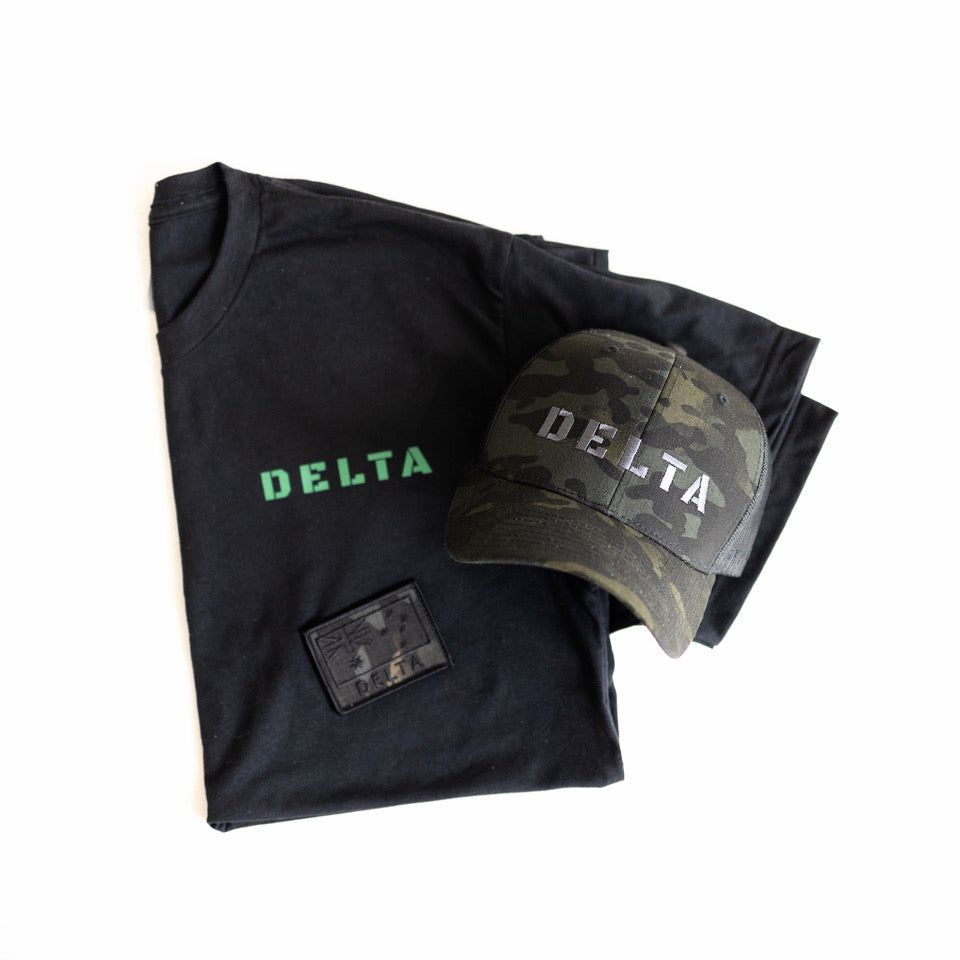 DELTA Merch Pack - Black Multicam – Delta Footwear